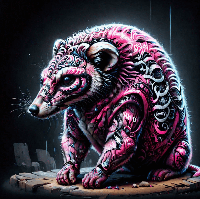 GIGGLES GRAPE ST BADGER #4 – splot